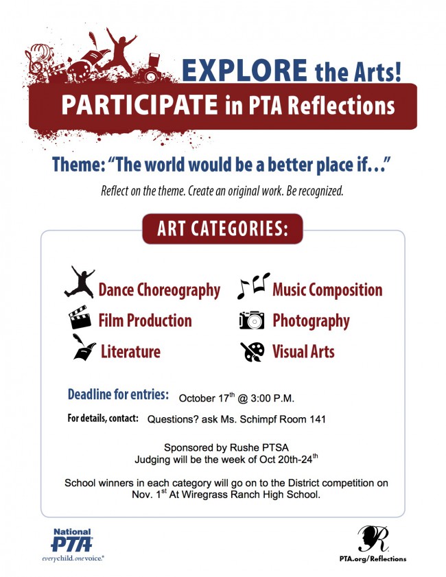 Reflection’s Flyer for school | Charles S. Rushe Middle School