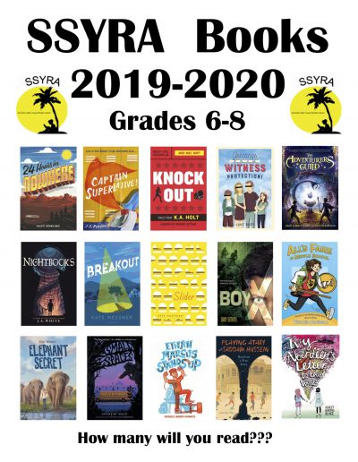 SSYRA Book Titles 2019-20 | Charles S. Rushe Middle School