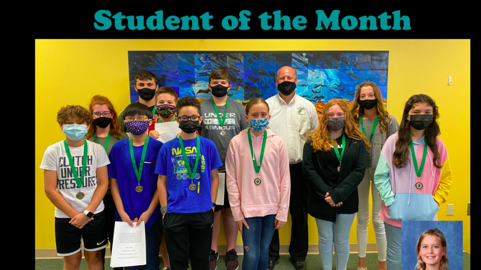 April Student of the Month | Charles S. Rushe Middle School